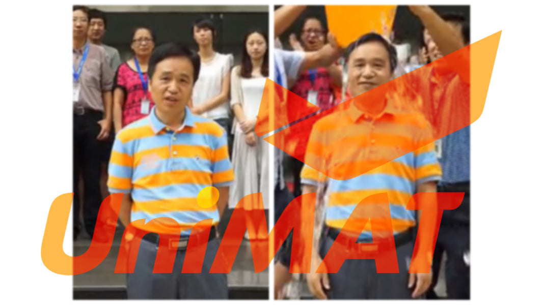 Li Jiwei, gerente general de UniMAT, lanzó el "Ice Bucket Challenge" e